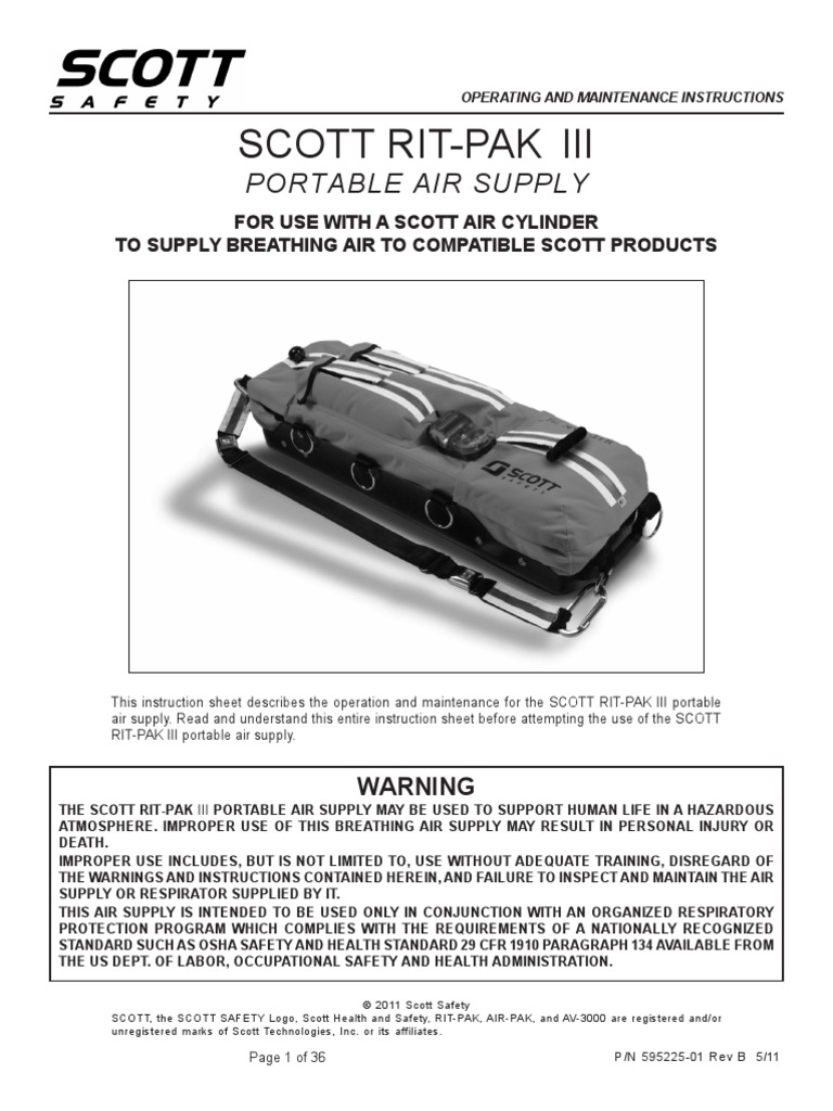Rit-Pak III Operating and Maintenance Instructions 595225-01 - B | PDF ...