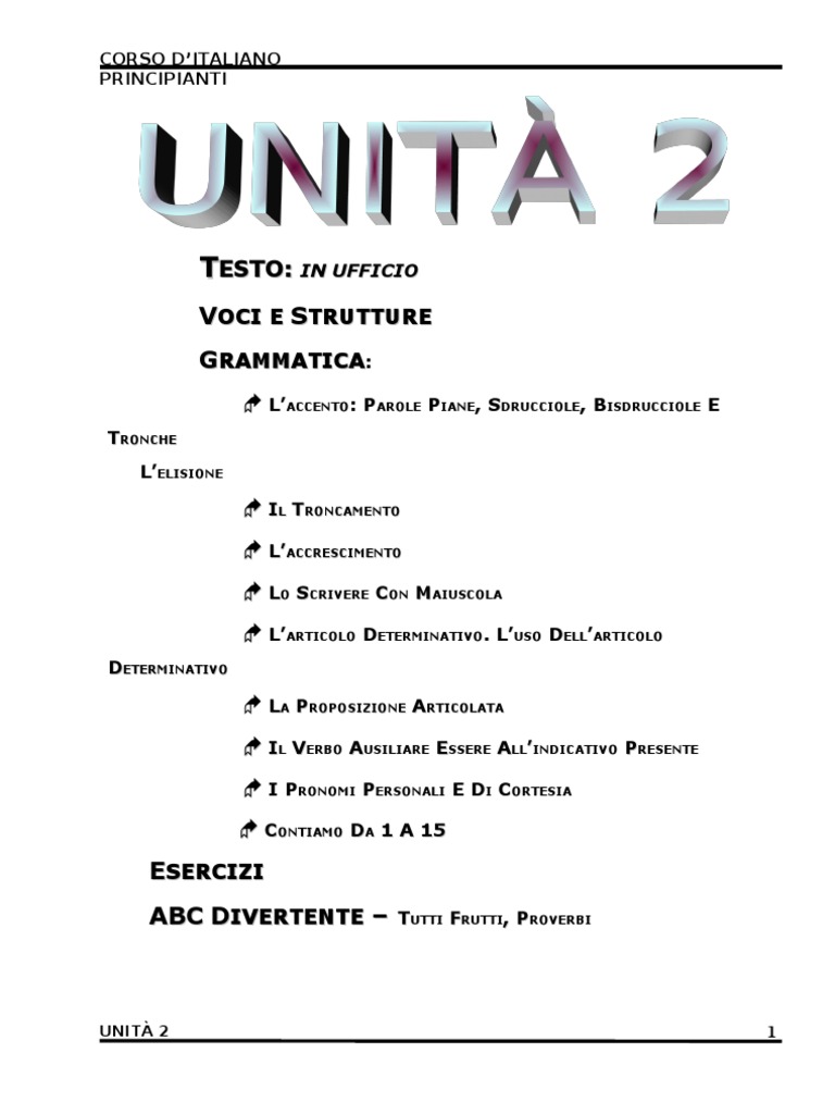 Limba Italiana | PDF