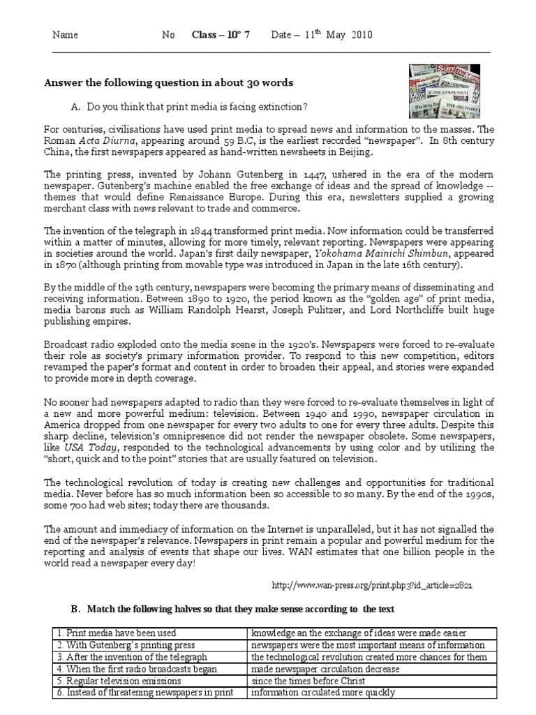 Evolution and Impact of Print Media | PDF | Newspapers | Mass Media