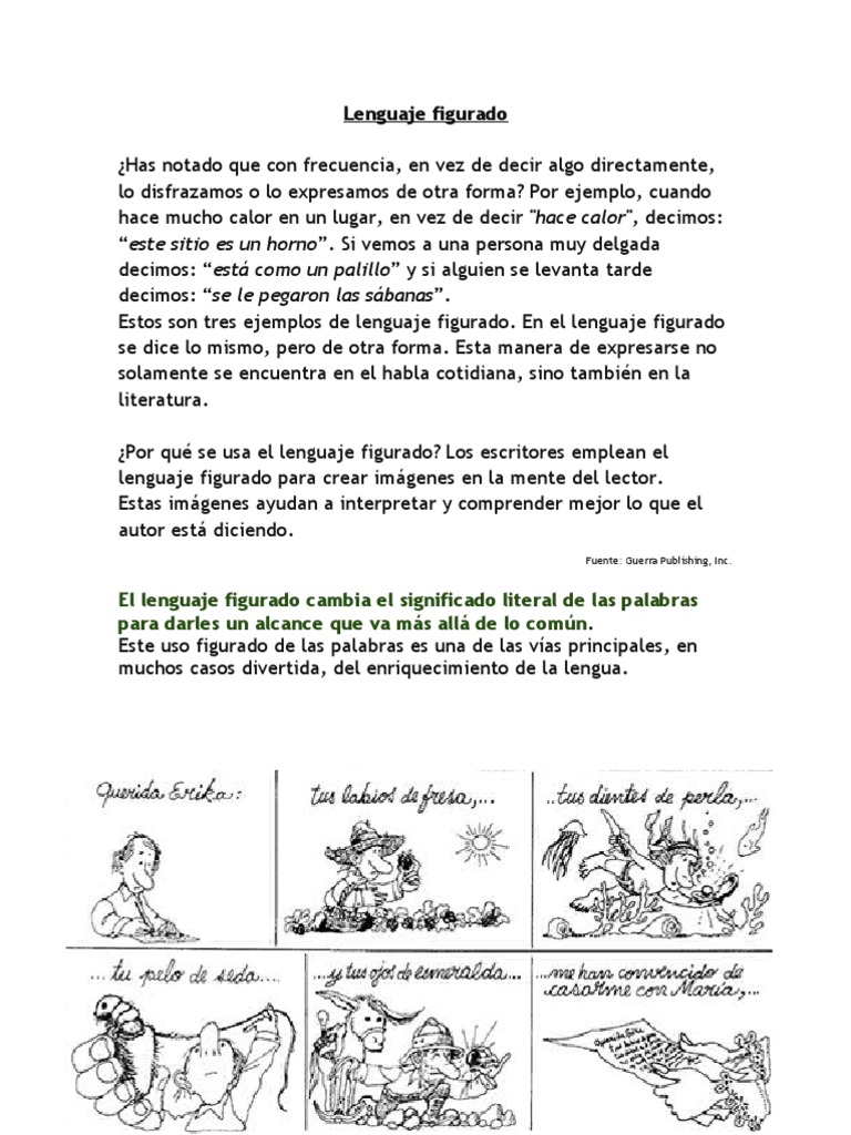 Lenguaje Figurado | PDF