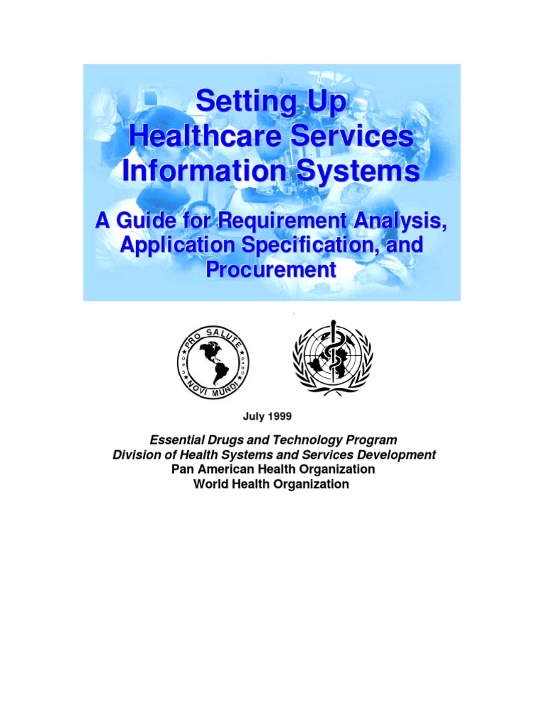 Setting Up Healthcare Services Information Systems | PDF | Health ...