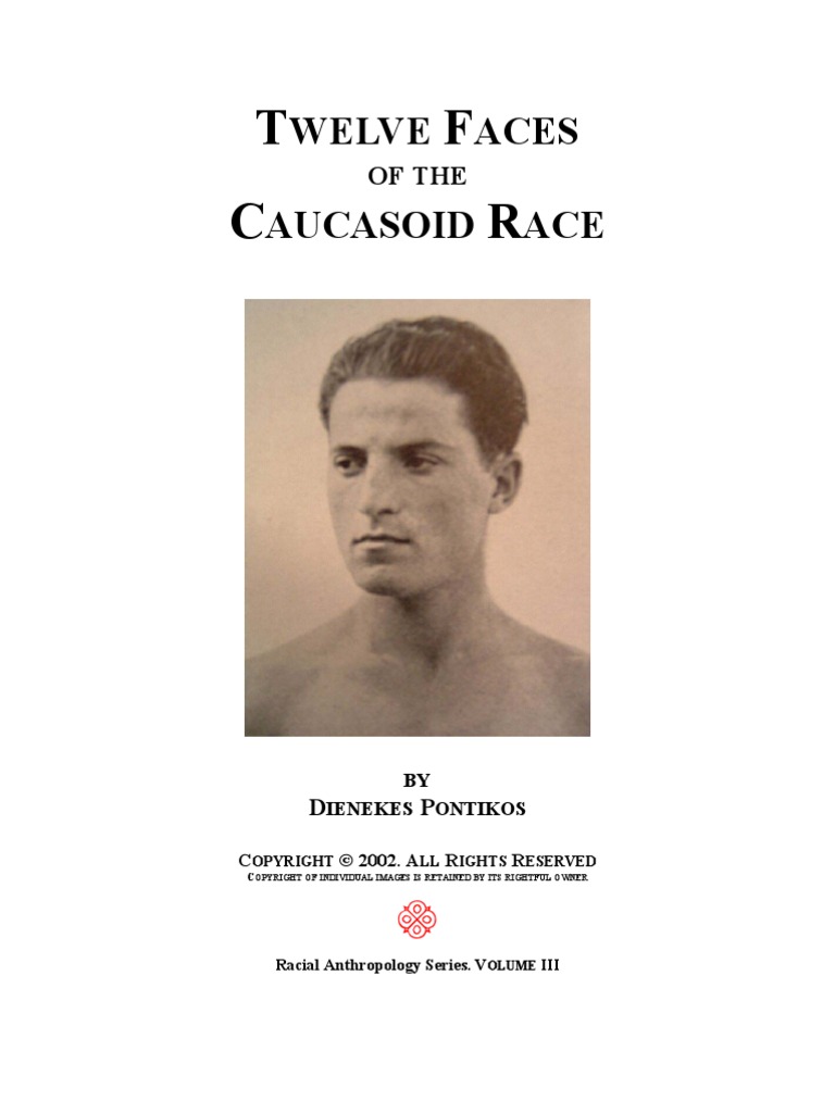 Twelve Faces of Caucasoid Race | PDF