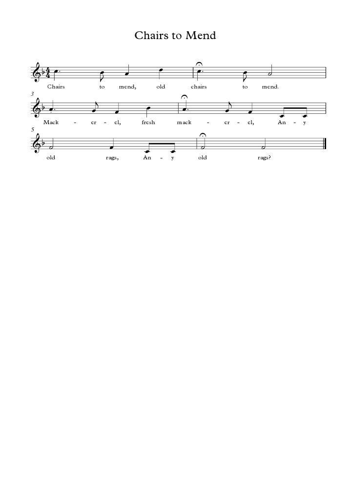 Chairs To Mend | PDF