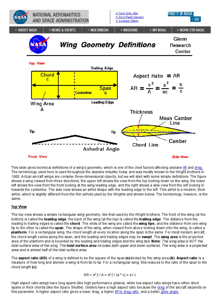 Aerodynamics for Aviation Enthusiasts | PDF | Airfoil | Lift (Force)