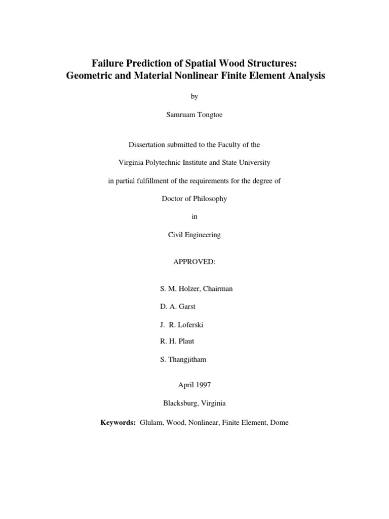 Spatial Structure of Wood | PDF | Technology & Engineering