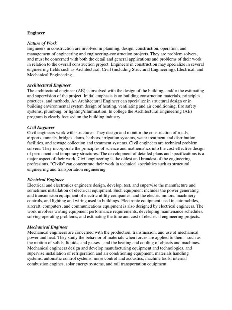 Engineer PDF | PDF | Engineer | Engineering