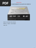 Estructura Interna y Funcionamiento de La Unidad de CD/DVD | PDF | CD ...
