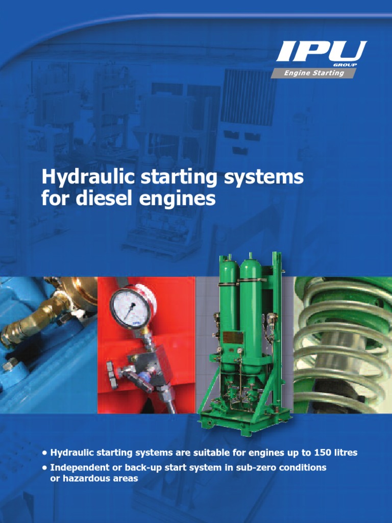 Hydraulic Starting Systems For Diesel Engines | PDF | Engines | Diesel ...