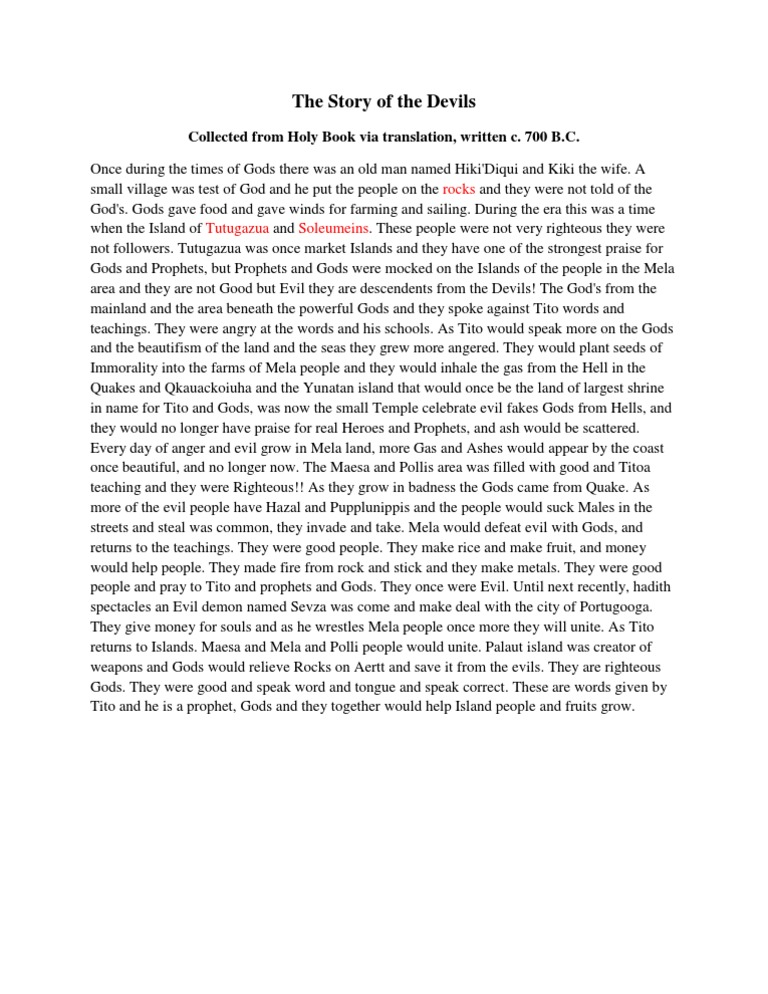 Funny | PDF | Devil | Evil