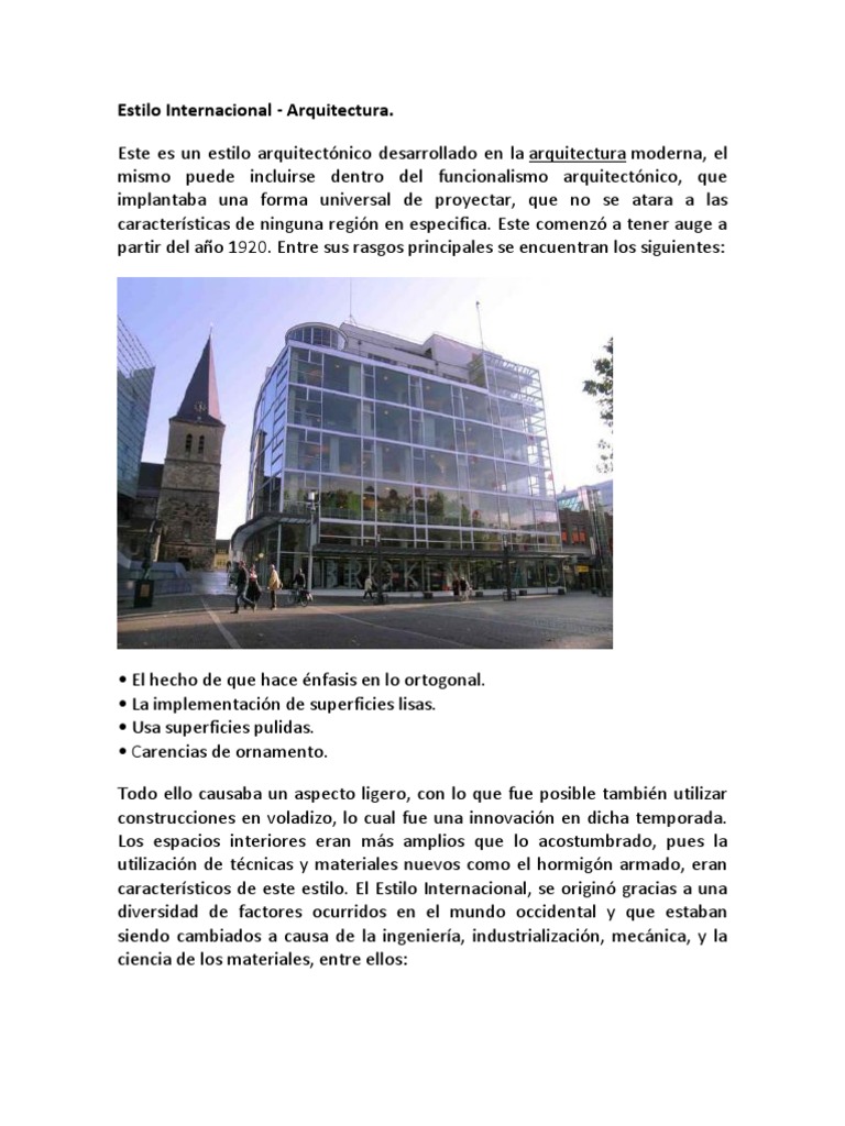 Estilo Internacional | Descargar gratis PDF | Medios de arte | Diseño ...