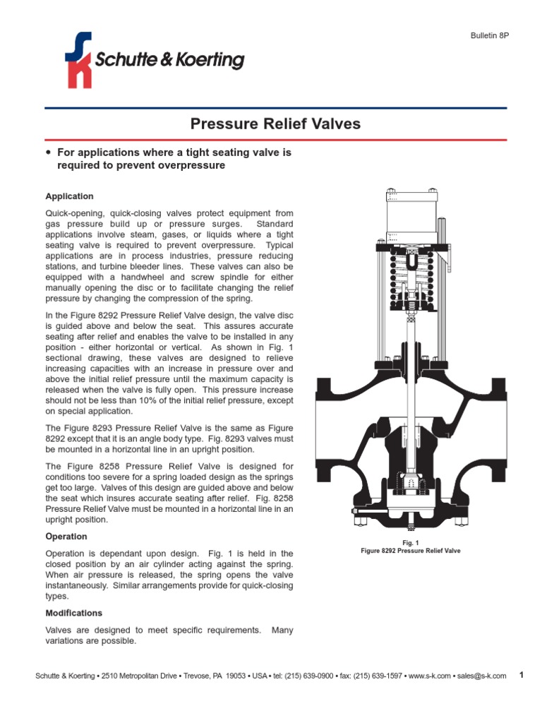 Pressure Relief Valves | PDF | Valve | Pressure