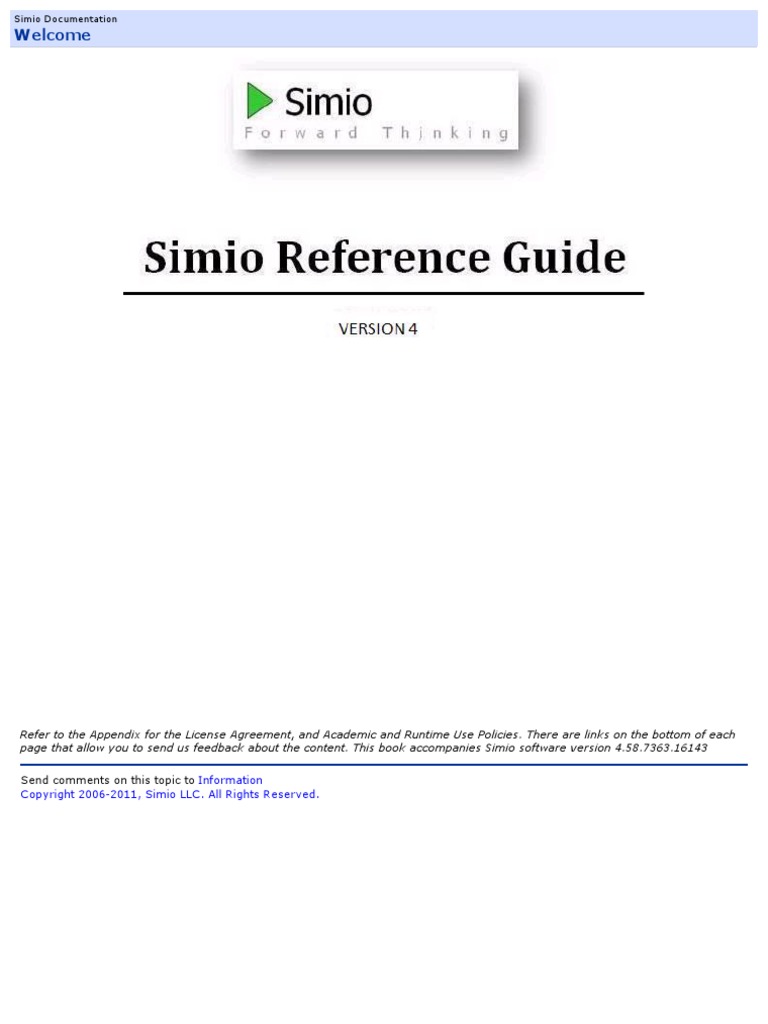 Simio Reference Guide | Download Free PDF | Object (Computer Science) | Library (Computing)