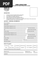 Firearm Licence Renewal Annexure Form | PDF | Firearms | Projectile Weapons