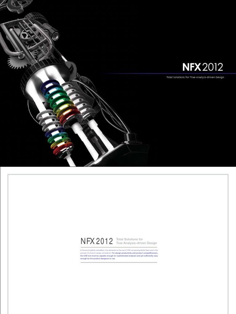 Midas NFX Brochure | PDF | Heat Transfer | Stress (Mechanics)