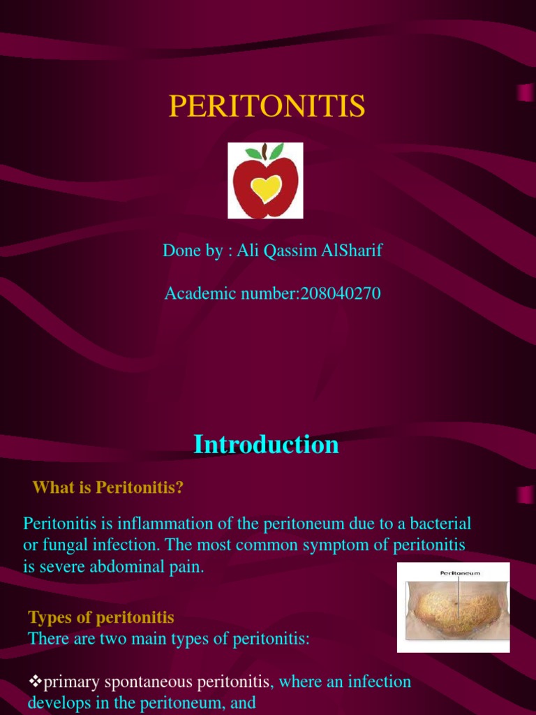 Peritonitis | Peritoneum | Dialysis