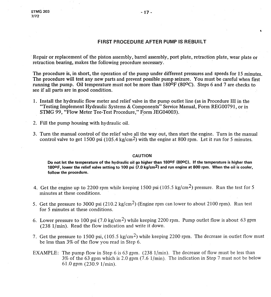 First Procedure After Pump Is Built | PDF