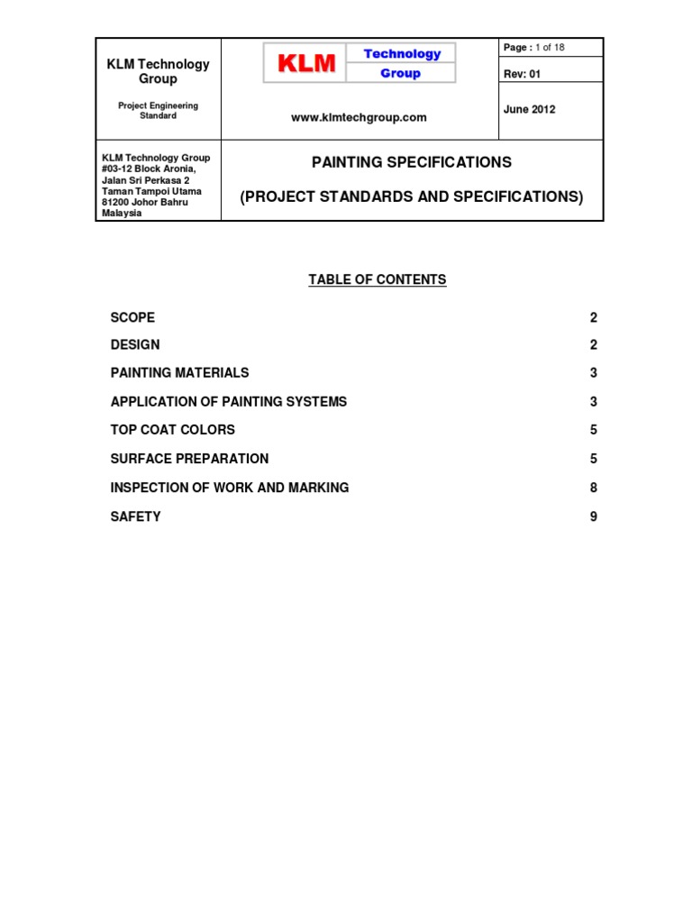 Project Standard and Specifications Painting Specifications Rev01web ...