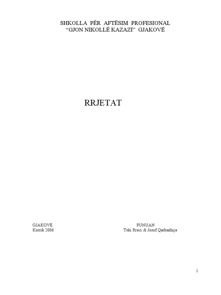 Rrjetat Kompjuterike | PDF