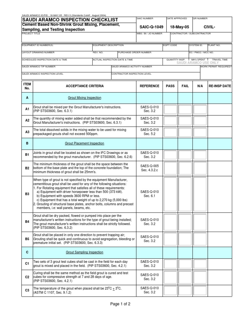 Saic Q 1049 | PDF | Structural Engineering | Engineering