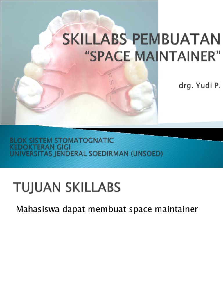Space Maintainer | PDF