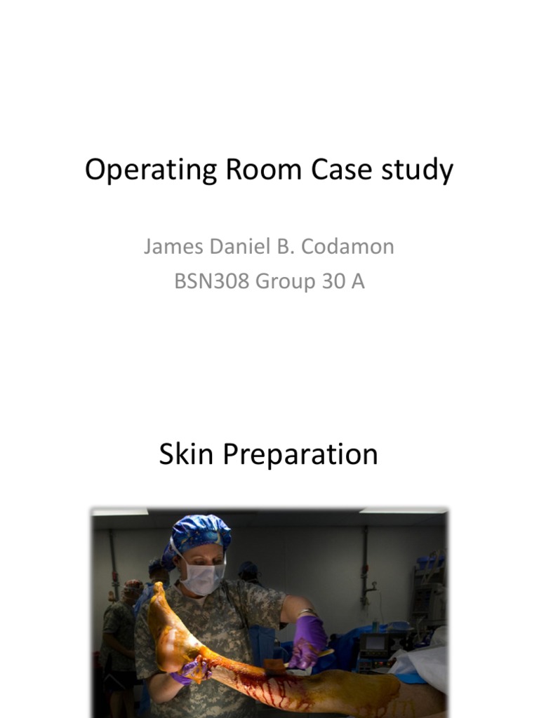 Operating Room Case Study | PDF