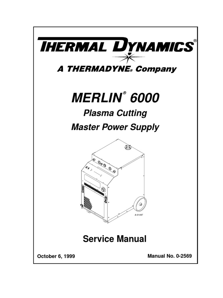 Merlin 6000 Manual | PDF | Power Supply | Electric Arc