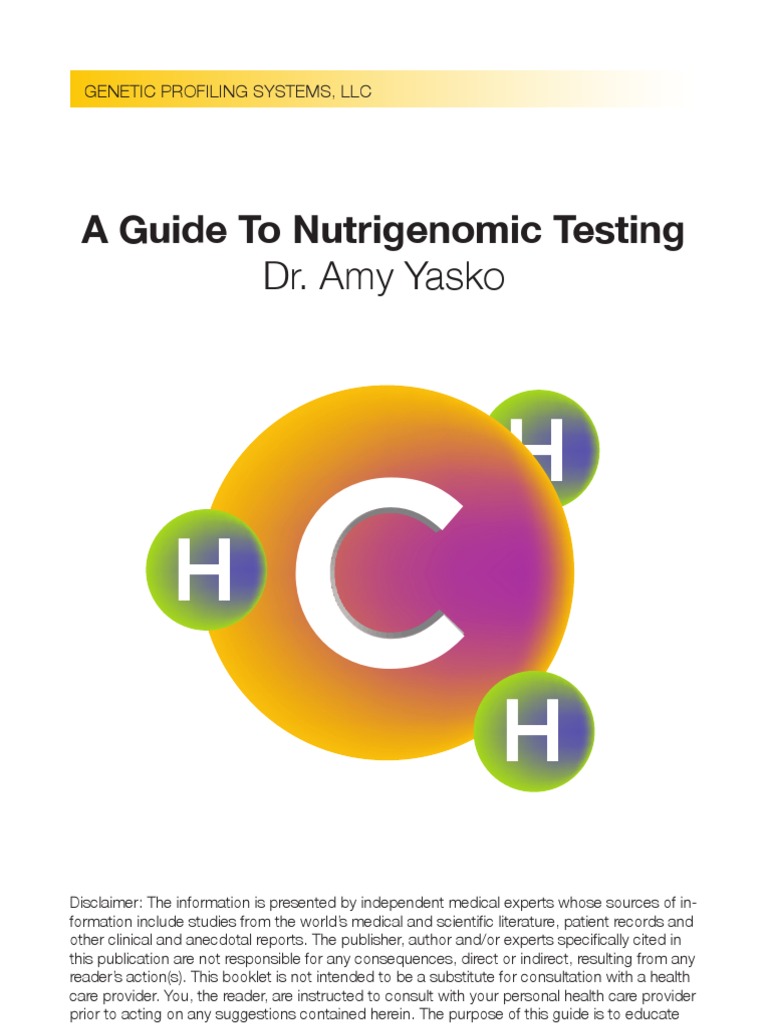 Guide To Nutrigenomic Testing | PDF | Methionine | Molecular Biology