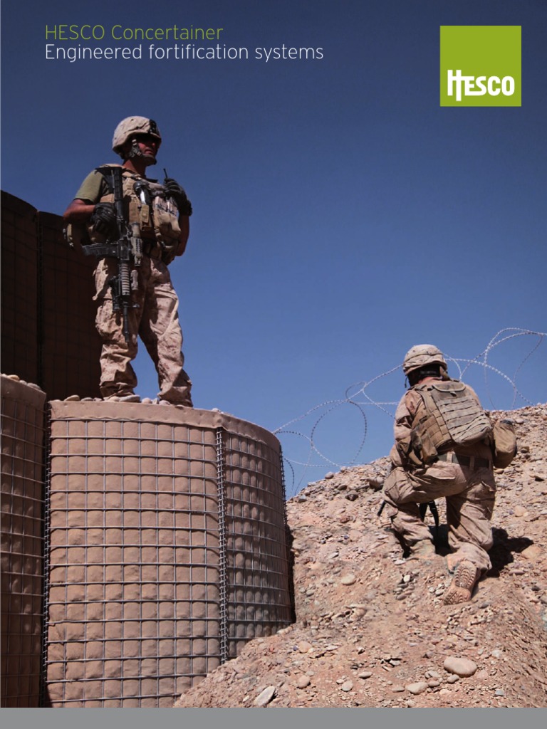 Hesco Military Brochure | PDF | Military | Fortification