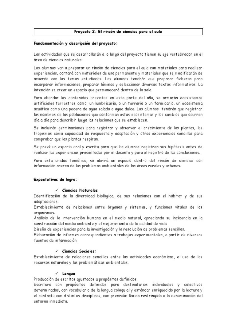 Rincón de Ciencias para el Aula | PDF | Ecosistema | Biodiversidad