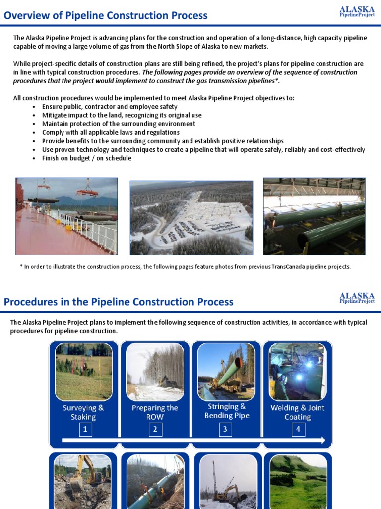PipelineConstructionPprocess 14july2011 | PDF | Pipeline Transport ...