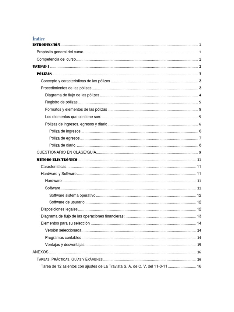 Memoria Contable | Tipo de cambio | Contabilidad
