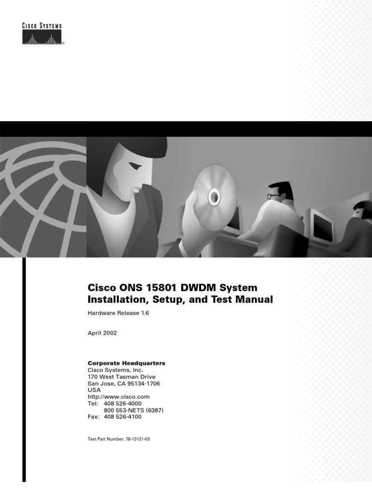 DWDM System Installation, Setup, and Test Manual PDF | PDF | Wavelength ...