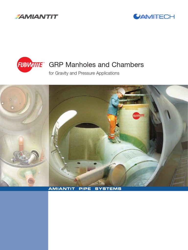 GRP Manholes Chambers | PDF | Storm Drain | Pumping Station