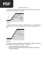 Partes de Un Talud Informe de Taludes | PDF | Agua subterránea | Estrato