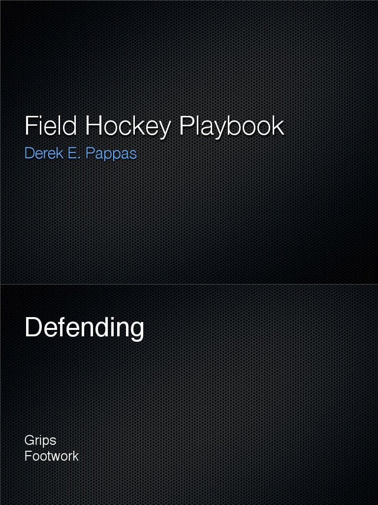 Field Hockey Playbook Tackling | PDF | Athletic Sports | Sports Rules ...