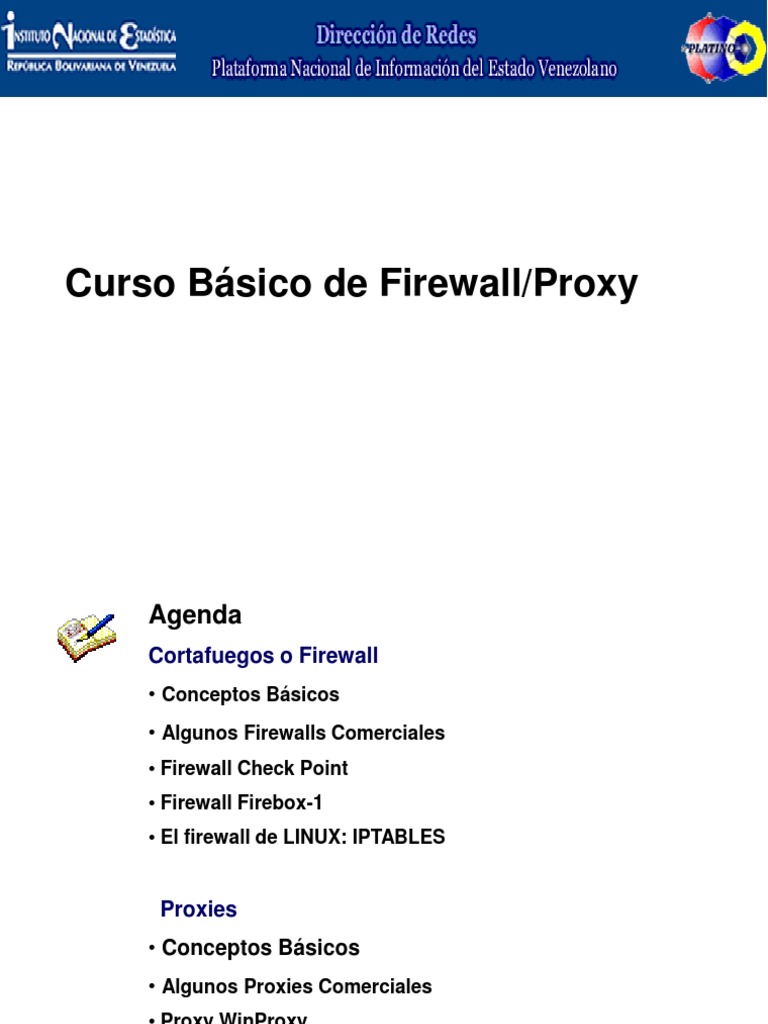 Basico Firewall Proxy | PDF | Cortafuegos (informática) | Servidor proxy