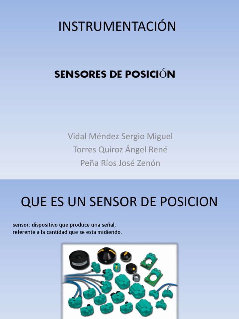 Sensores de Posicion | PDF