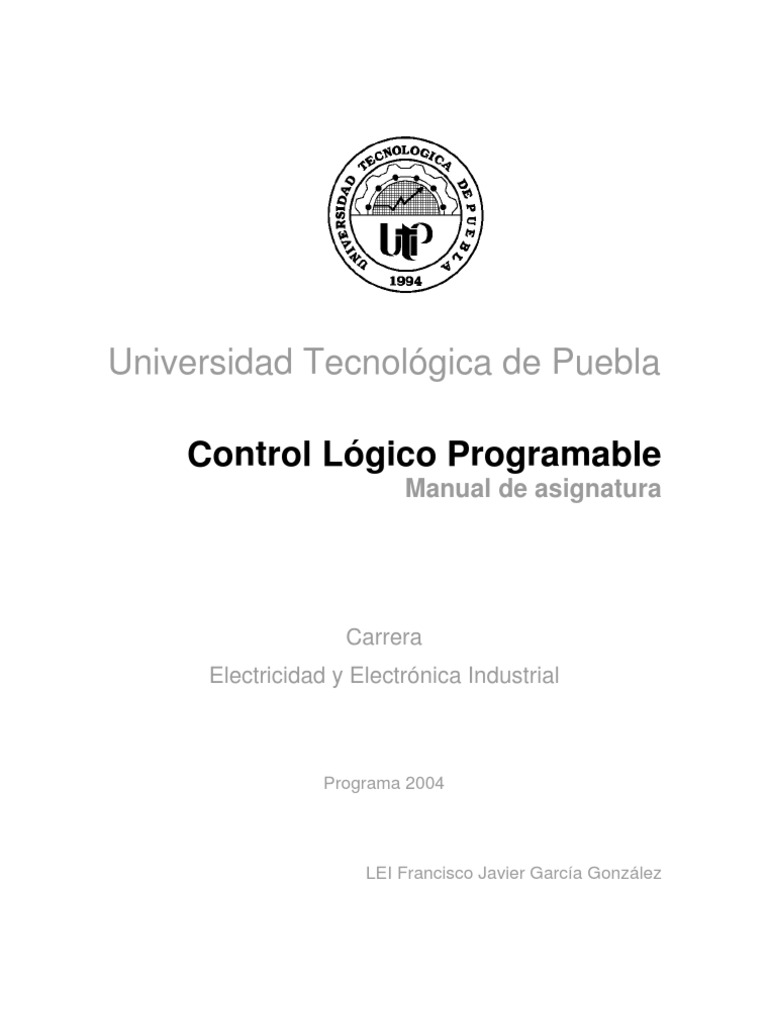 Control Logico Programable PDF | PDF | Controlador lógico programable ...