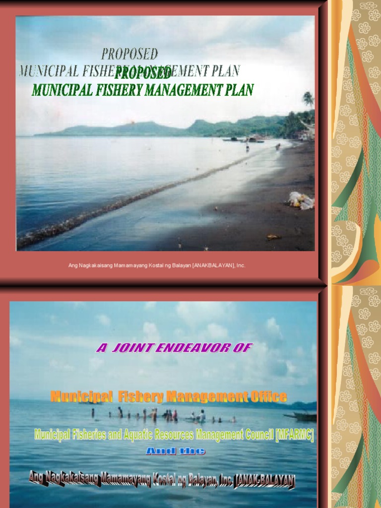 Proposed Municipal Fishery Management Plan | PDF | Fisheries Management ...
