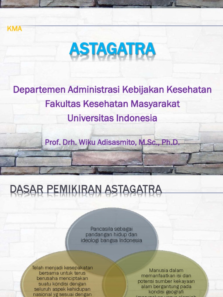 Astagatra Pancagatra | PDF | Kesehatan Holistik