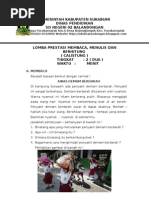 Soal Calistung Kelas 1 SD Karawang | PDF