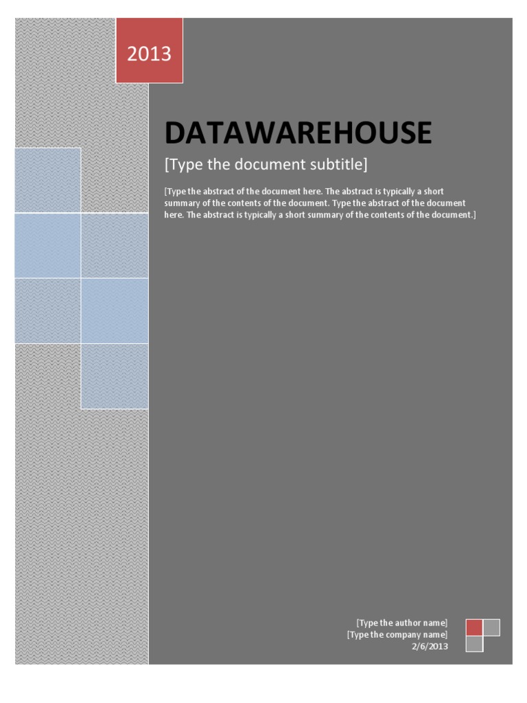 5.data Warehouse | PDF | Data Warehouse | Data