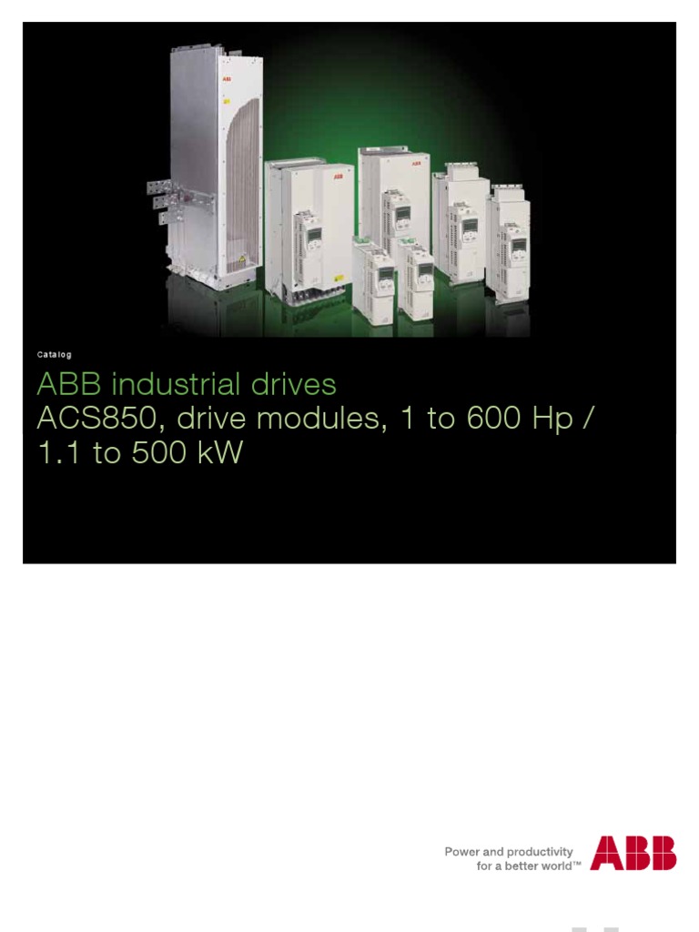 Abb Acs800 Inverter Series Brochure | PDF | Resistor | Scada