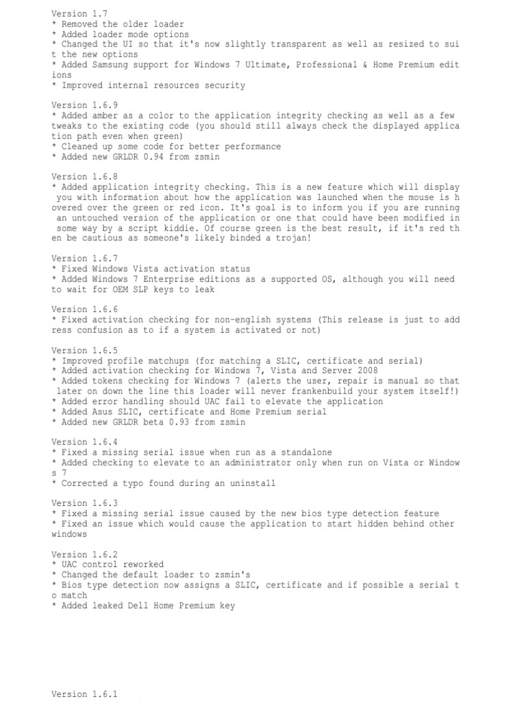 Version History | PDF | Games & Activities | Computers