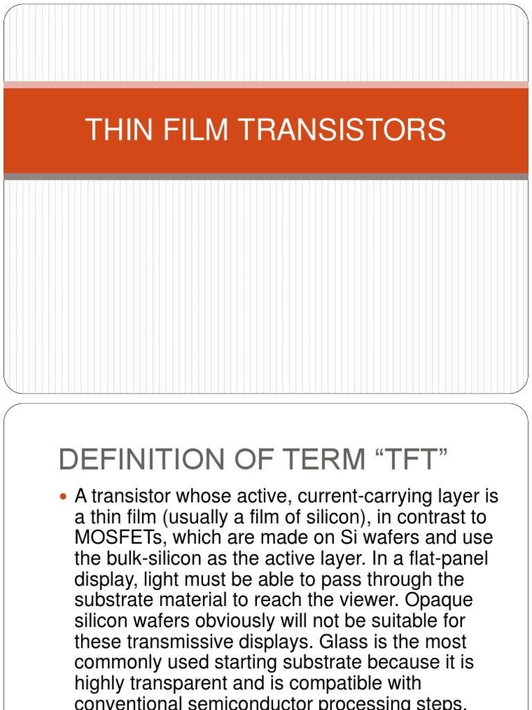 thin-film-transistors-1217605059846065-8.ppt | Computer Monitor ...