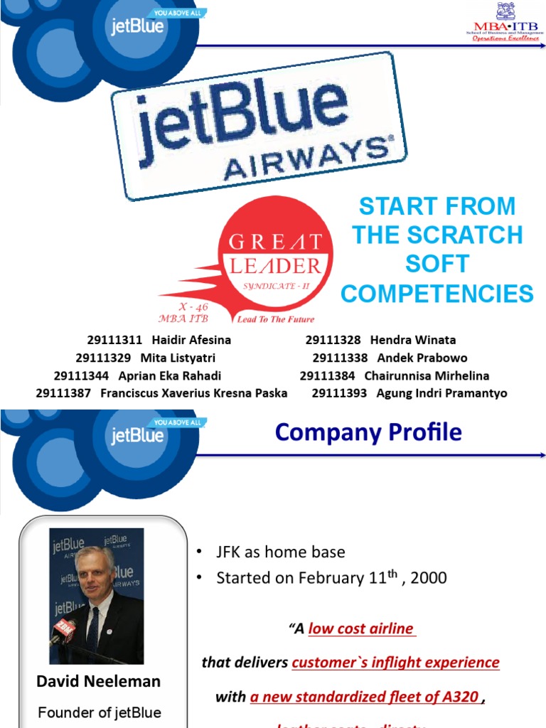 JetBlue's Strategic Blueprint | PDF | Competence (Human Resources ...