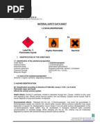 Natural Gas Condensate MSDS