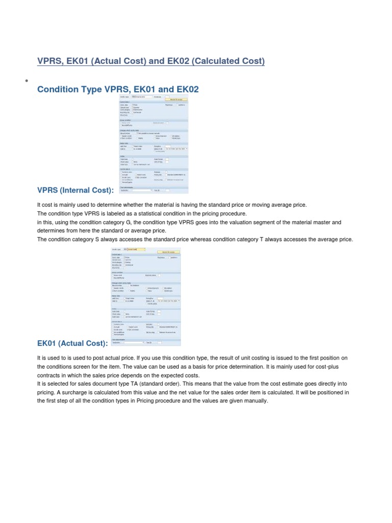 EK01 and EK02 V1 Settings | PDF | Cost | Profit (Accounting)