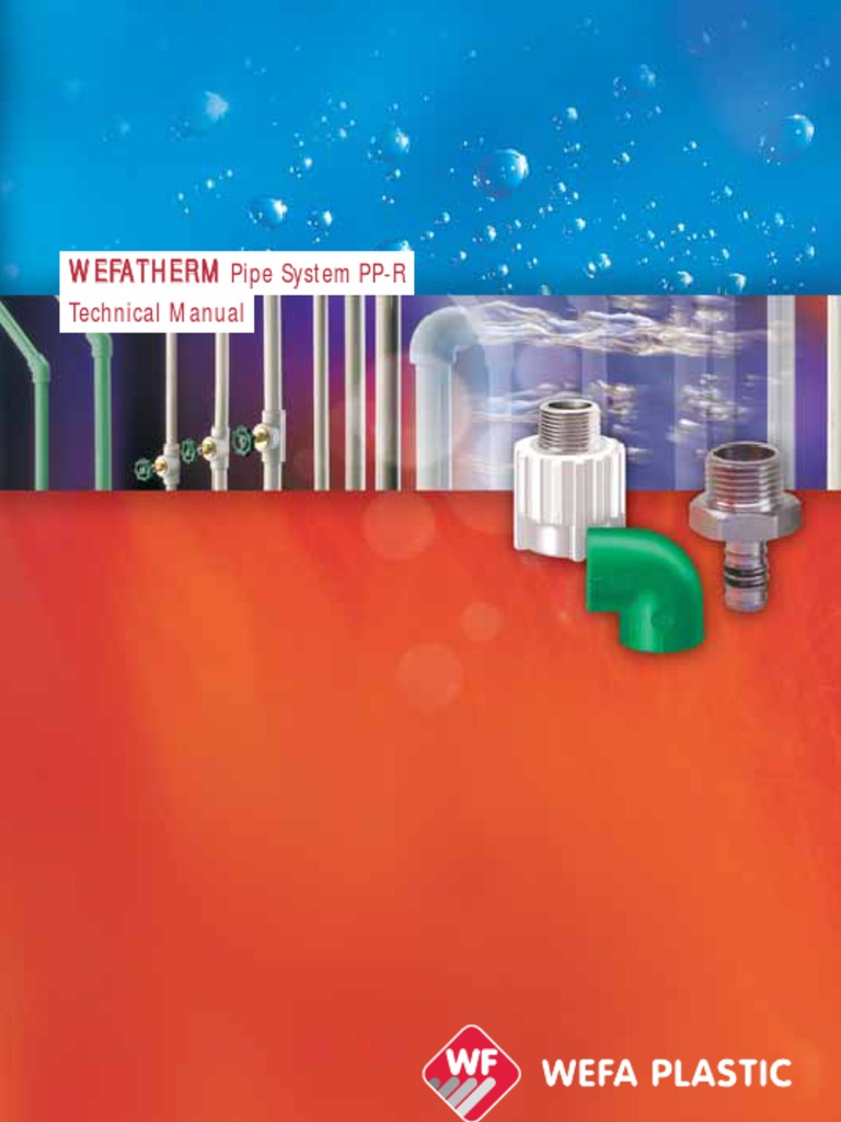 Wefatherm PP-R Pipe System Manual | PDF | Pipe (Fluid Conveyance ...