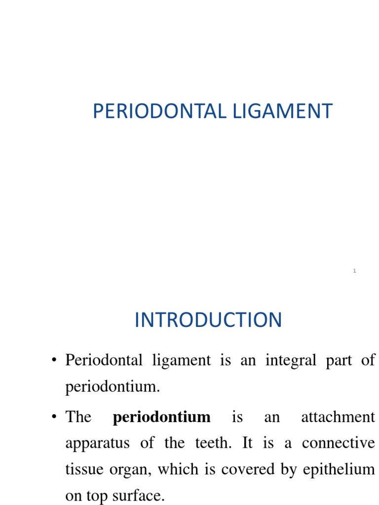 Periodontal Ligament | PDF | Wellness